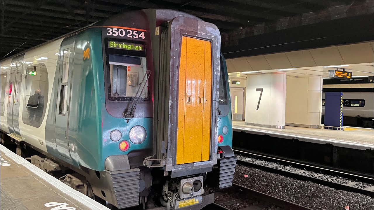London Northwestern Railway Class 350 Desiro 350 254 Ride Wolverhampton ...