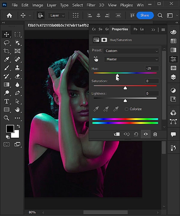 Fix remove color cast of any image using neural filter-photoshop tutorial - YouTube