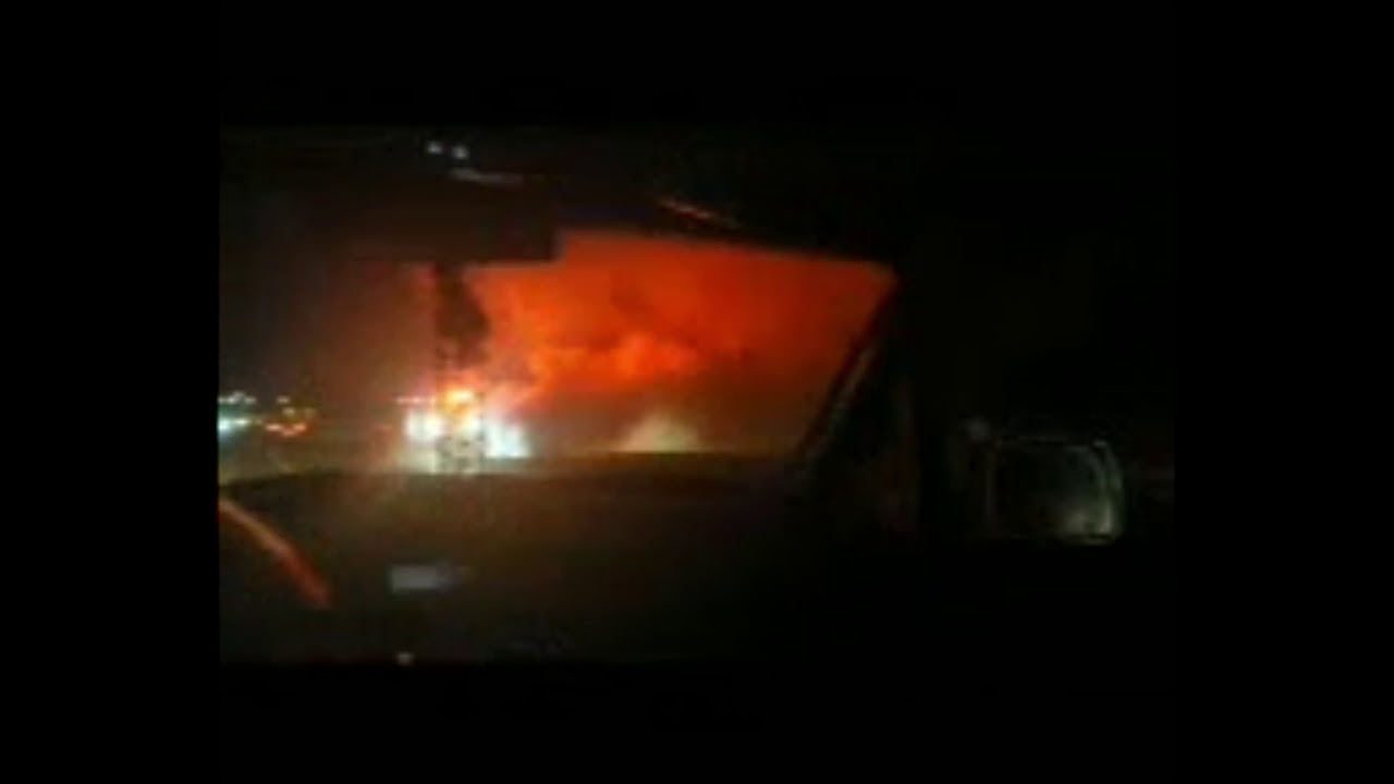 Large Car Fire & rescue operation in Bellingham - YouTube