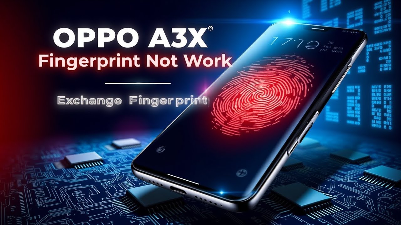 Oppo A3x Fingerprint Not Work, Exchange Fingerprint - YouTube