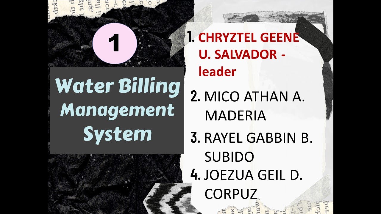 BSIT 1-1 Water Billing Management System - YouTube