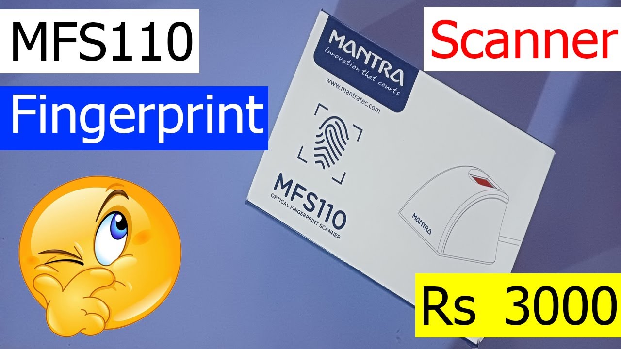 mantra mfs110 fingerprint scanner | mantra mfs110 Unboxing | mantra ...