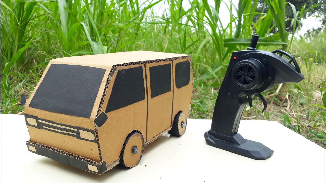 How to Make RC Van || How to Make RC School Van || Mini Van | Rc bolero ...