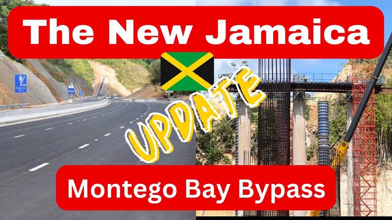 The New Jamaica! Montego Bay Bypass Bridge Construction (Update) - YouTube