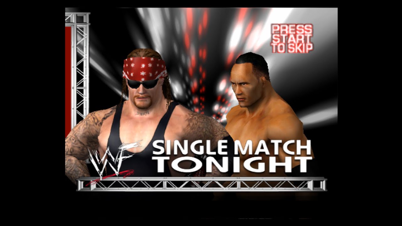 WWF RAW - Undertaker vs. The Rock - YouTube