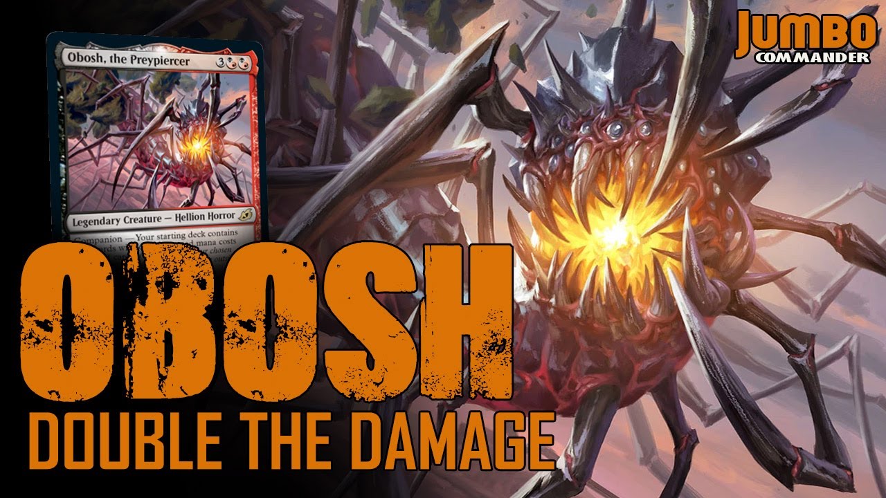 Obosh Companion Double Damage Commander Deck - YouTube