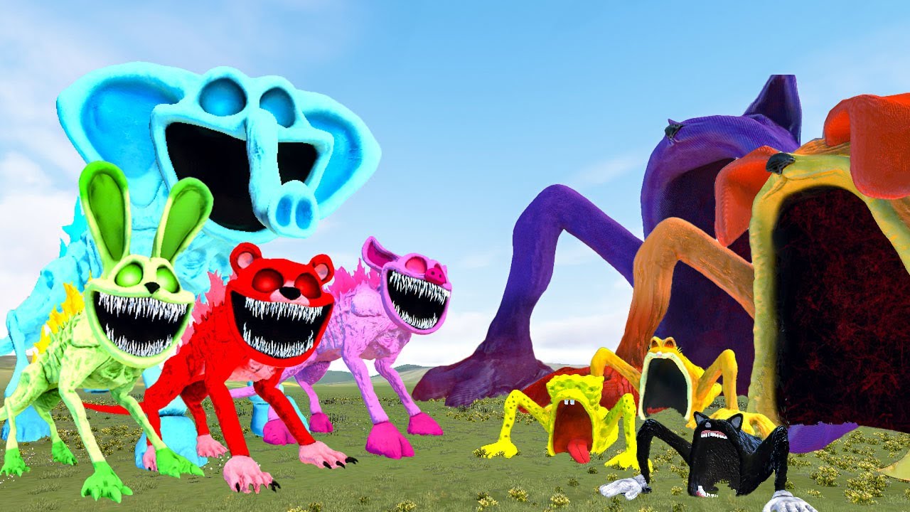 All New Sea Creatures Monsters vs Godzilla Smiling Critters Poppy ...