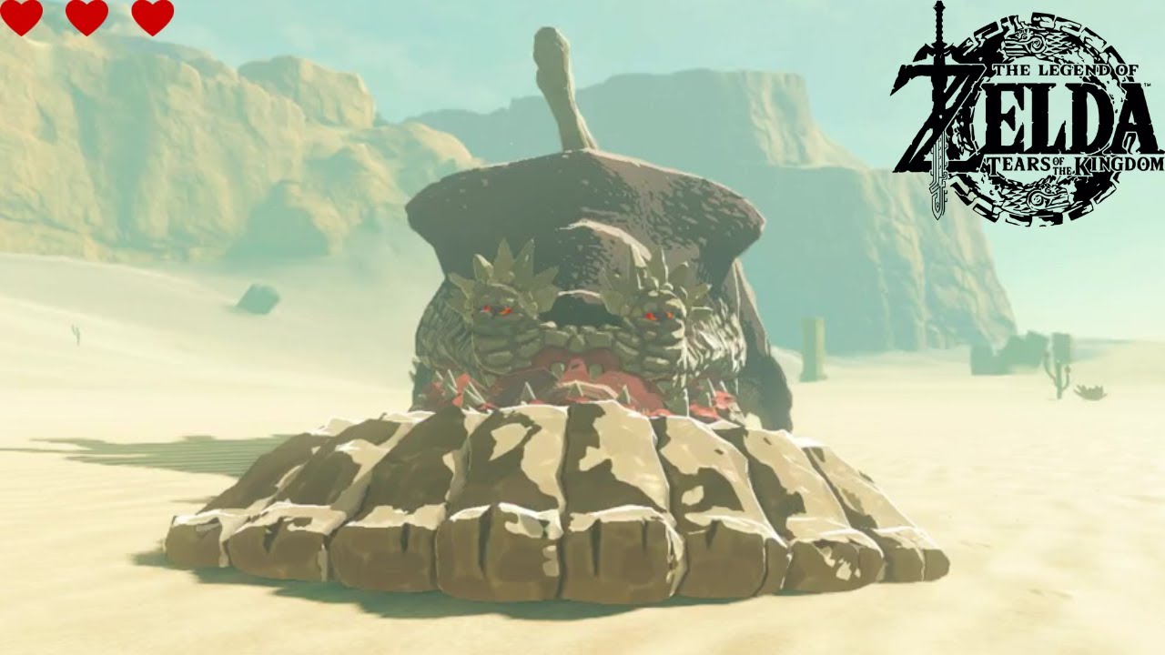 Zelda: Tears of The Kingdom - Molduga Location & Easy With Only 3 ...