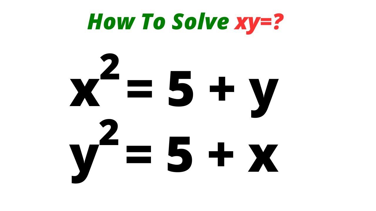 Math Olympiad Question | You Should Learn This Beautiful Tricks ...