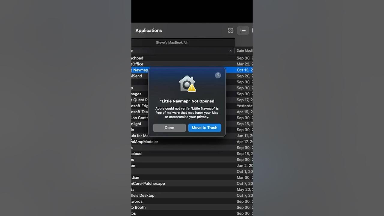 Open Blocked Apps in MacOS Sequoia - YouTube