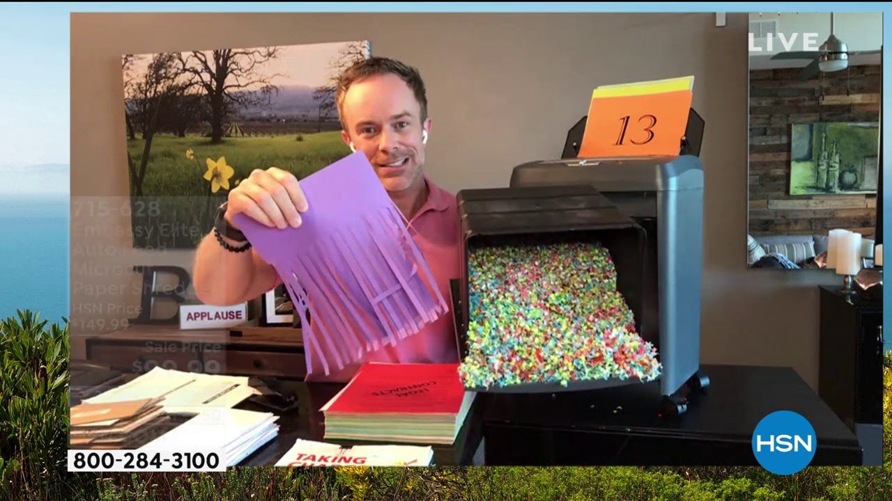 Embassy Elite Auto Feed 90Sheet Microcut Paper Shredder - YouTube