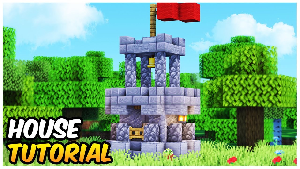 Minecraft: How to Build a 5x5 Castle Starter house | Easy Minecraft ...