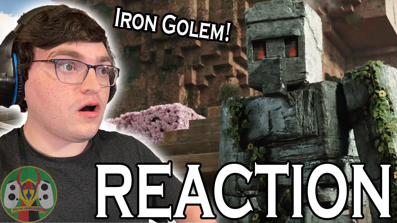 Iron Golems?! A Minecraft Movie | Official Trailer Reaction - YouTube