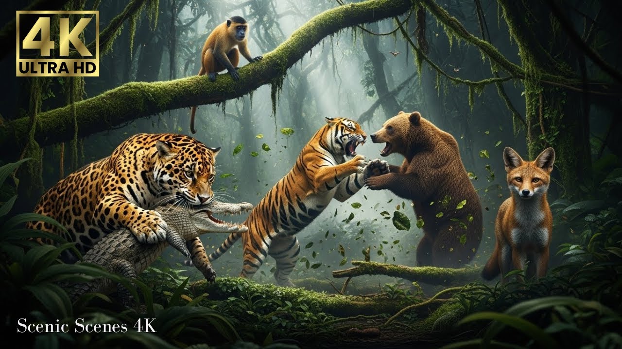 Predator Animals 4K - Meet the Predators Nature's Top Hunters | Scenic ...