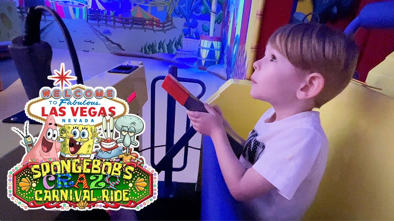 ‼️NEW‼️ SpongeBob's Crazy Carnival Ride in Las Vegas at Circus Circus ...