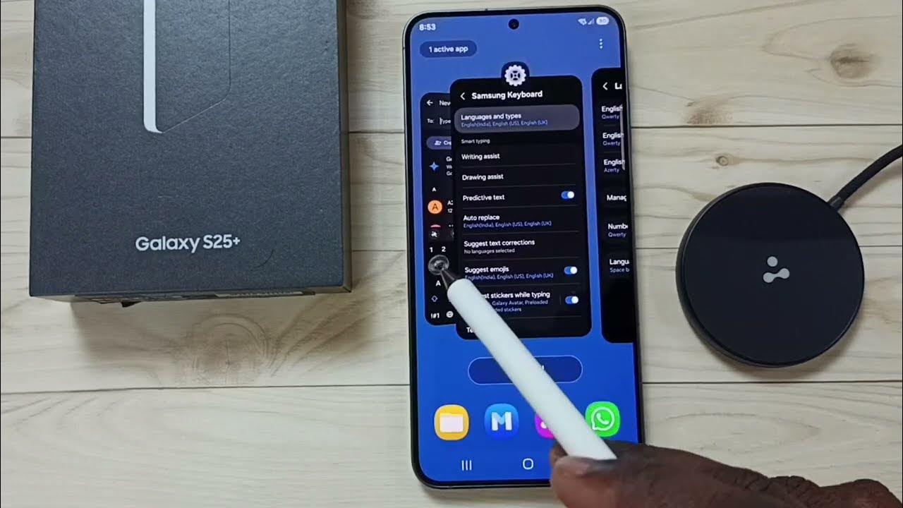 Samsung Galaxy S25 | Change Keyboard Language Switch Method to Language Key or Space Bar Swipe ...