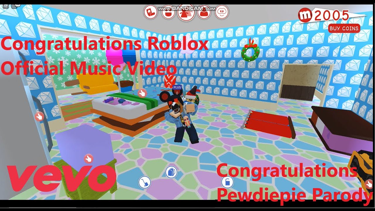 Roblox Diss Track (Roblox Congratulations) Pewdiepie Parody Official ...