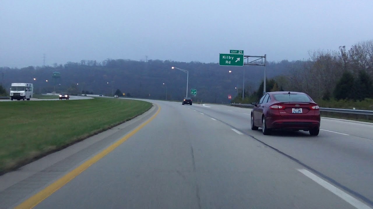 Cincinnati Beltway (Interstate 275 Exits 16 to 25) inner loop - YouTube