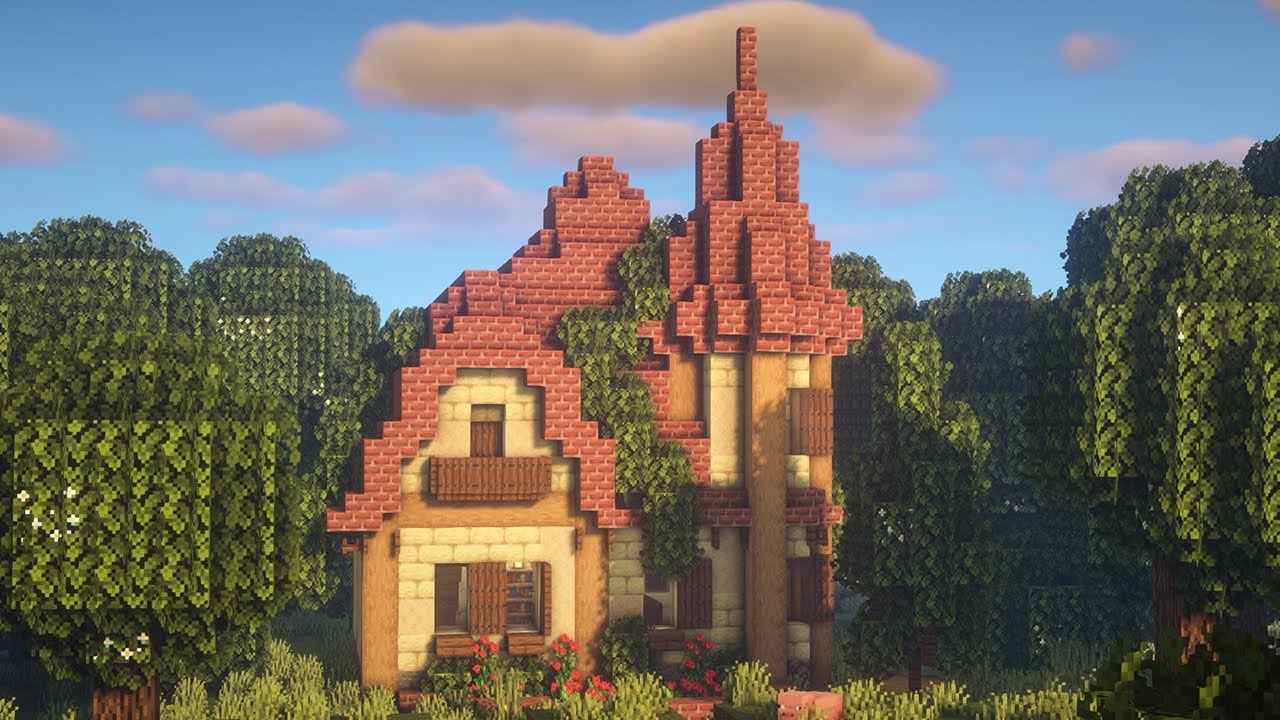 Minecraft | How to build a small fantasy House | Easy Build - YouTube