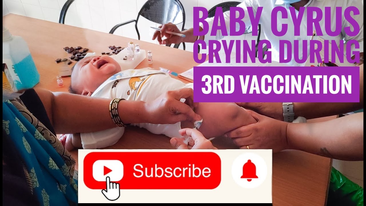 3rd Vaccination for baby| Baby vaccine video| Baby Cyrus's 3rd Vaccine ...