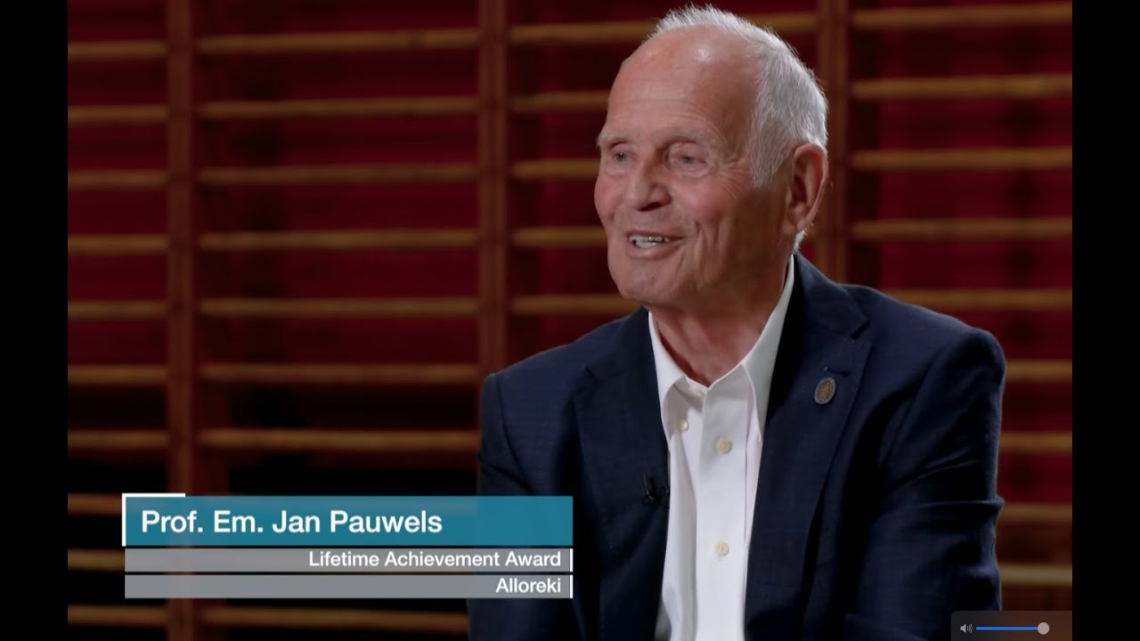 Prof. Jan Pauwels - Lifetime achievement award (short) - YouTube