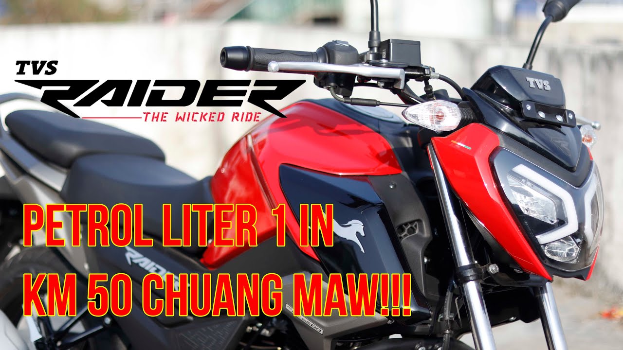 Petrol a heh loh dan emem hi A Mak!! | TVS Raider test ride | KC TVS ...