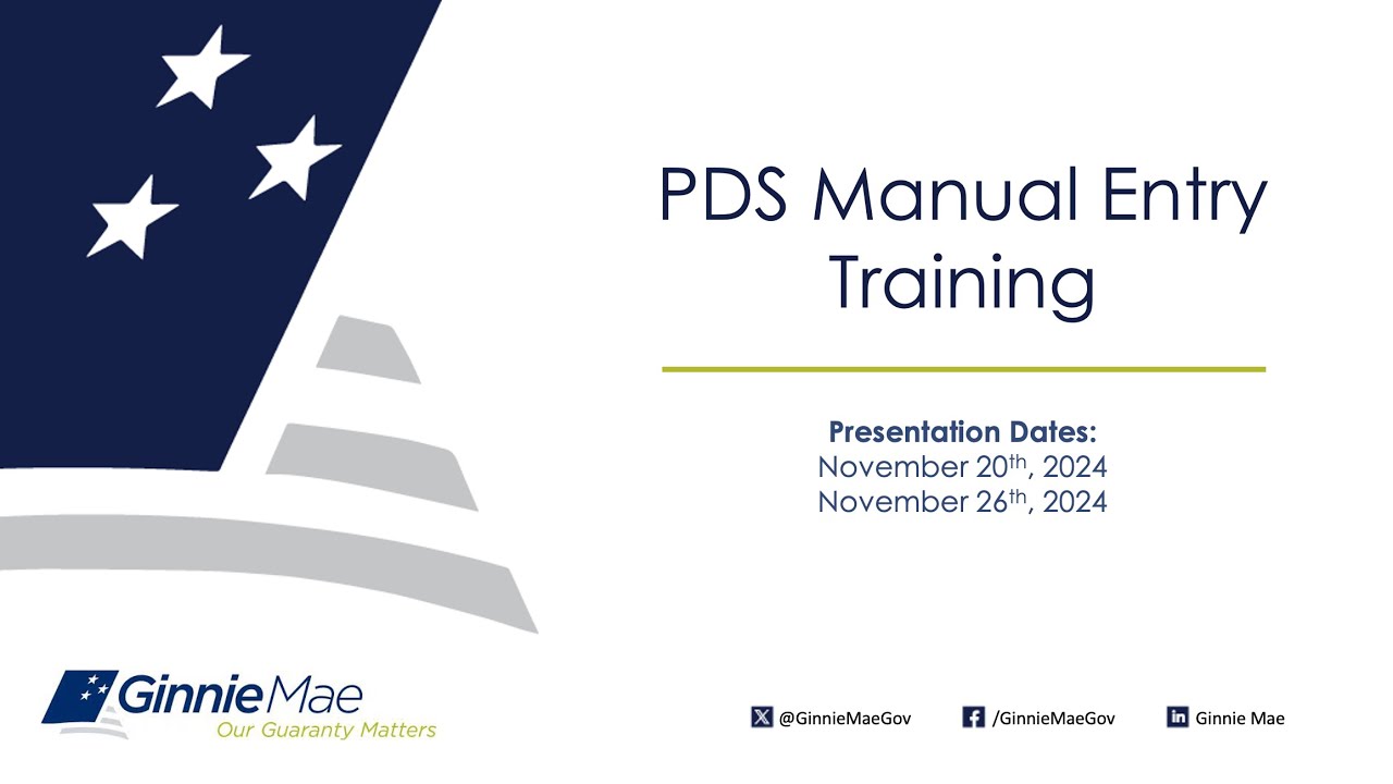 PDS Manual Entry Training Part 2 11-26-24 - YouTube