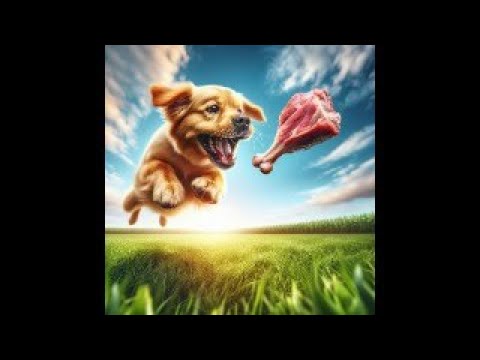Simba the dog eating together story - YouTube