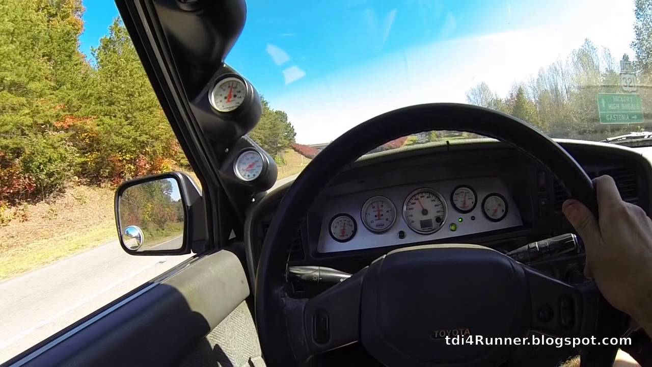 TDI 4Runner Pt 15 - Cold Start & Acceleration Pull (VW ALH Diesel ...