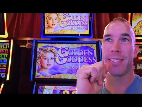 Golden goddess slot machine big win - YouTube