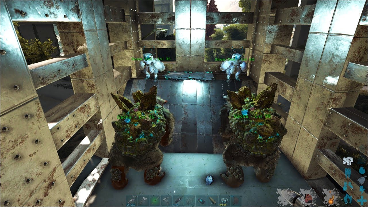 ARK Extinction Taming Owls and Gatchas - YouTube