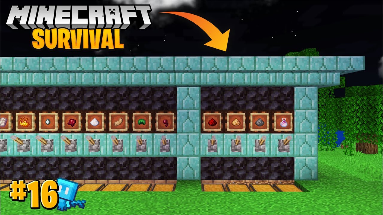 I Made Automatic Potion Farm in Minecraft Survival #16 - YouTube