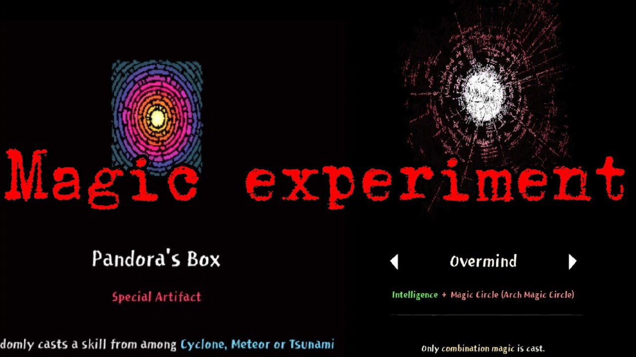 【Magic Test】Pandora box × Overmind パンドラとオーバーマインドのコンボ Magic Survival v0 ...