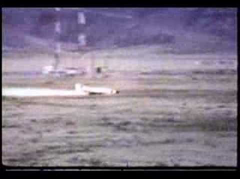 Crash test of a F-4 Phantom - YouTube