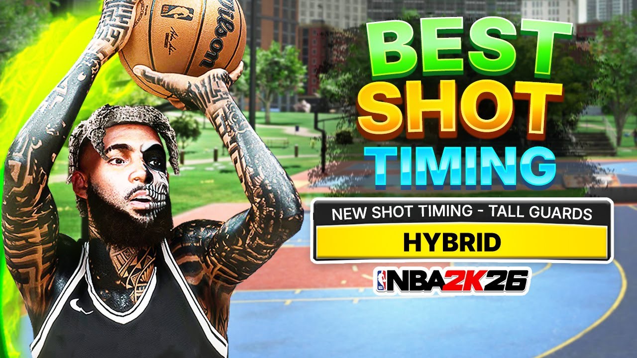 NBA 2K26 – New Hybrid Shot Timing Makes MY 6'8 Guard UNSTOPPABLE (Green ...