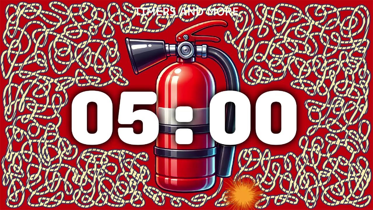 5 Minute Fire Extinguisher Timer Bomb 🧯💣 - YouTube