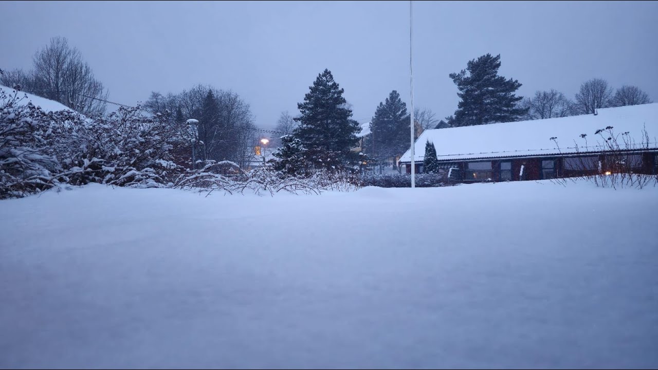A Short Walk Through Heavy Snow in the Oslo Countryside | Winter ...