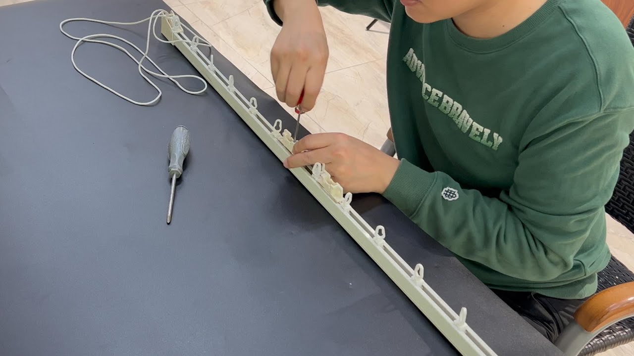 No Gaps, Perfect Fit – Install J540 Pull Cord Curtain Tracks with Dual ...