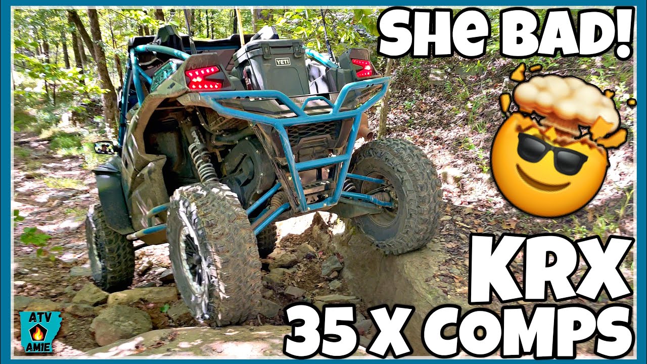 Kawasaki KRX 1000 SXS gets 35s | Testing Arkansas trails w/ RZR/CanAm ...