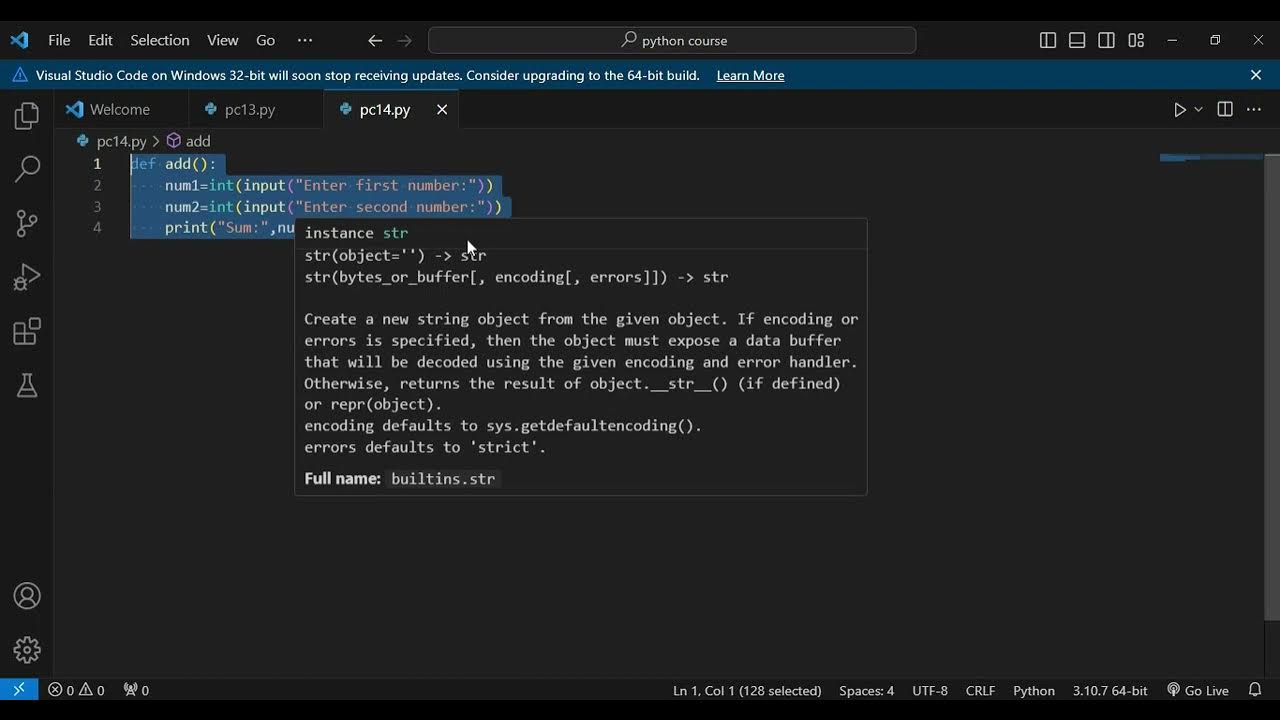Functions In Python Pythoninhindipythontutorial Youtube
