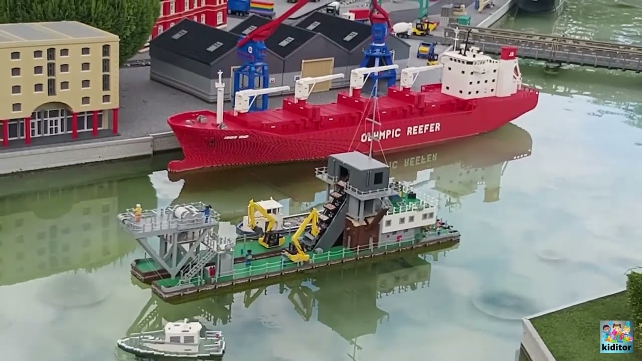 Kiditor - Fun Outdoor Playground. LEGOLAND Miniland. - YouTube