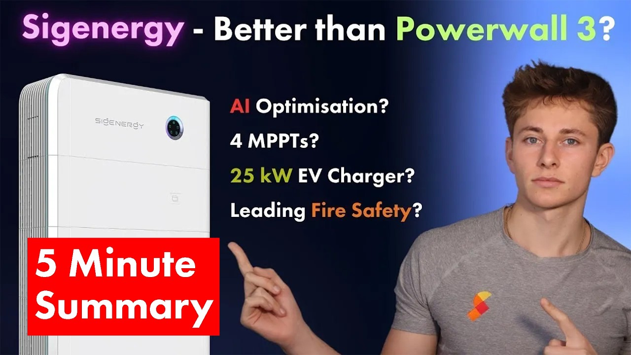 Sigenergy SigenStor - Everything You Need to Know in 5 Minutes - YouTube