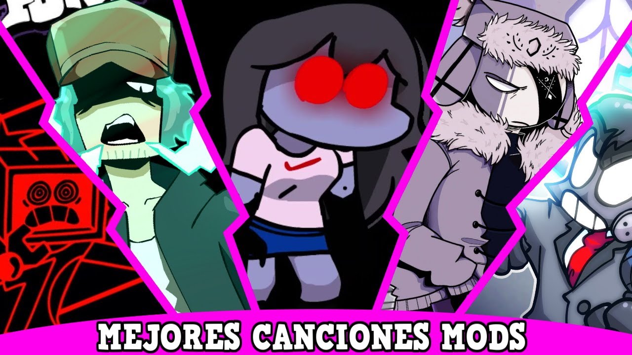 TOP 5 MEJORES CANCIONES DE MODS DE FRIDAY NIGHT FUNKIN - YouTube