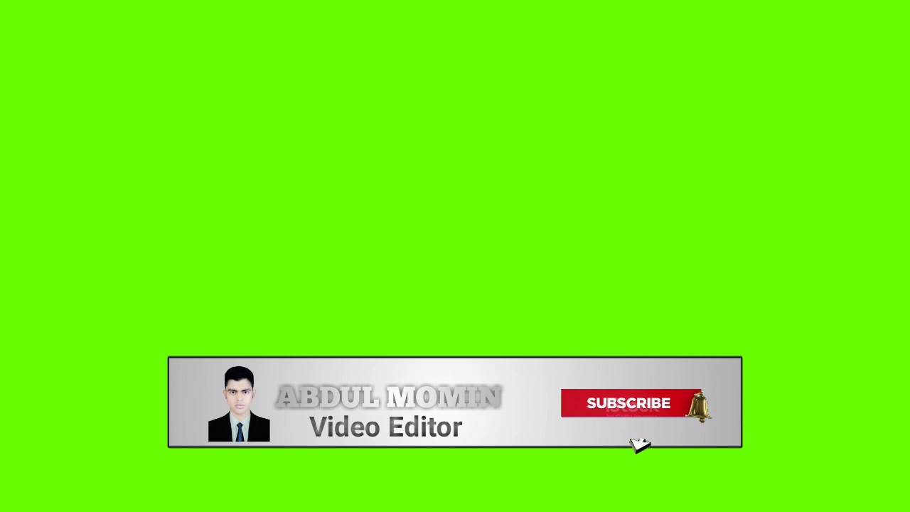 Channel logo, SUBSCRIBE intro green screen by Eng MOMIN - YouTube