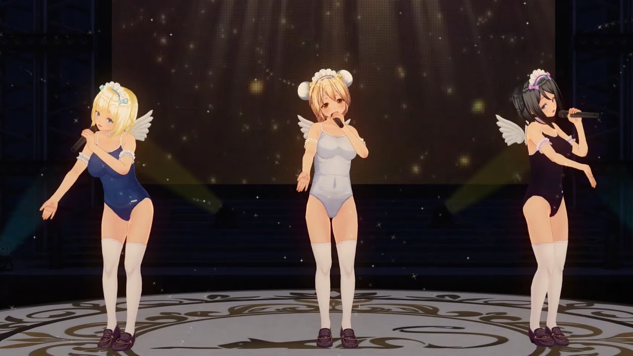 Dollghters Dance Stage ― Tri Dance x4 ― ver 2 ― Powered by COM3D2：カスタムオーダーメイド3D2 - YouTube