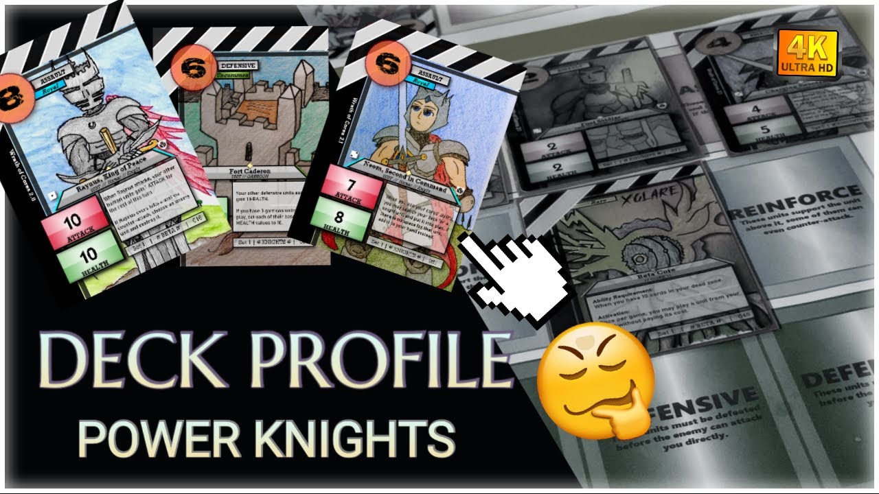 -{ Custom Deck Profile }- POWER KNIGHTS - Homemade TCG - Wrath of Cores 2 - YouTube