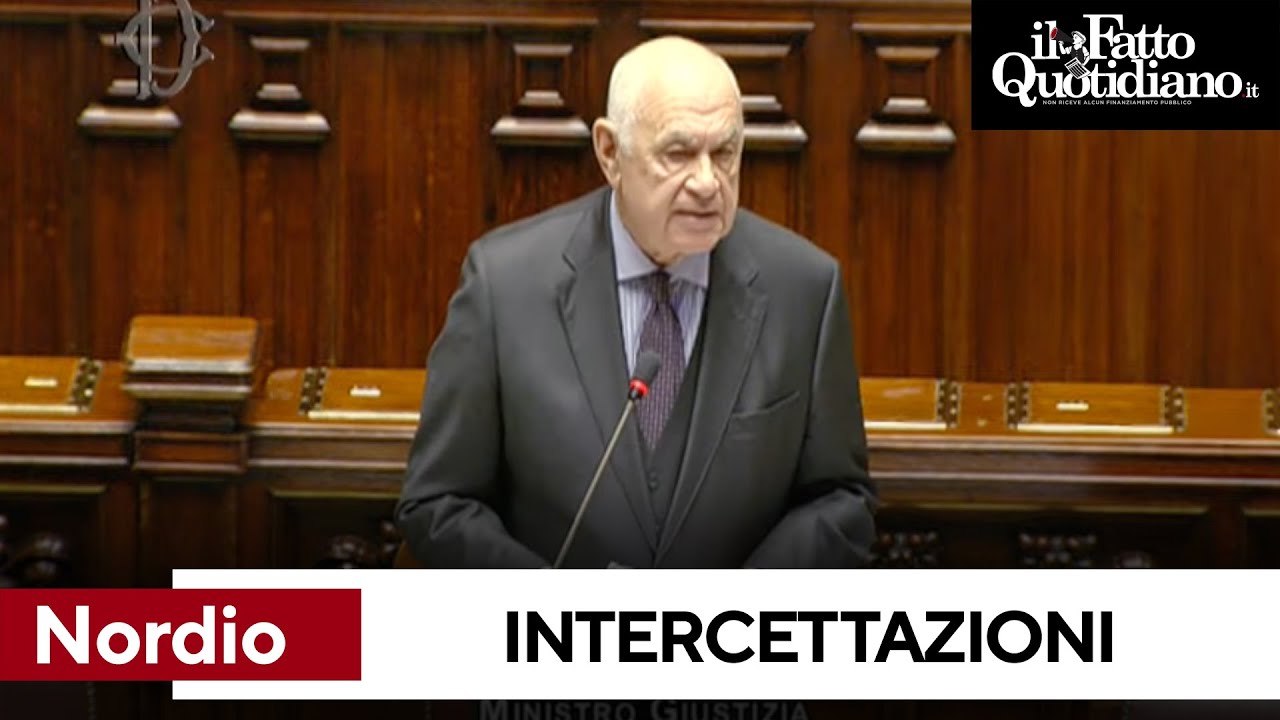 Intercettazioni, l'intervento integrale di Carlo Nordio alla Camera ...
