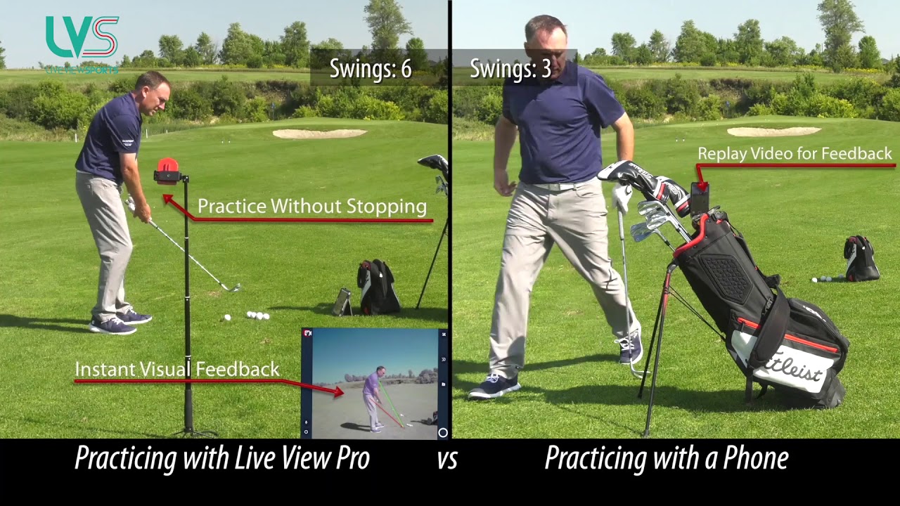 Live View Golf vs. Phone Video - YouTube