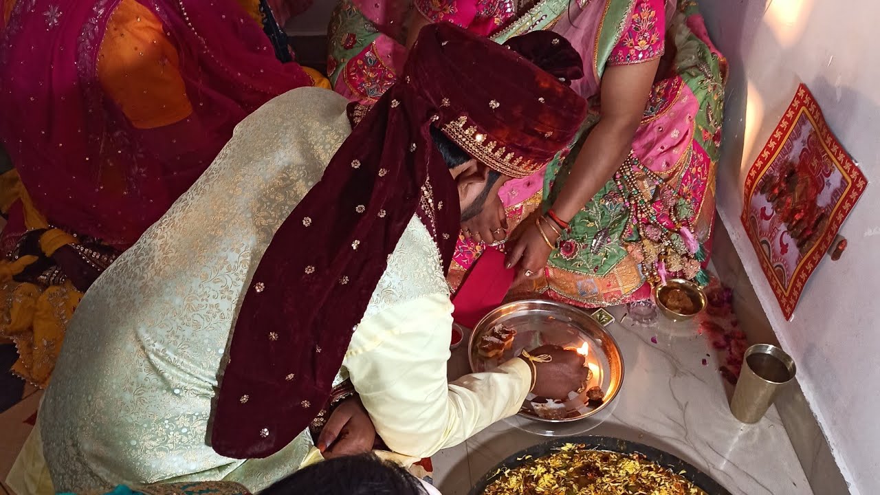 Shadi vlog 9. Shadi ke bad kohbar pooja Kohbar Puja.kohbar ko majak ...
