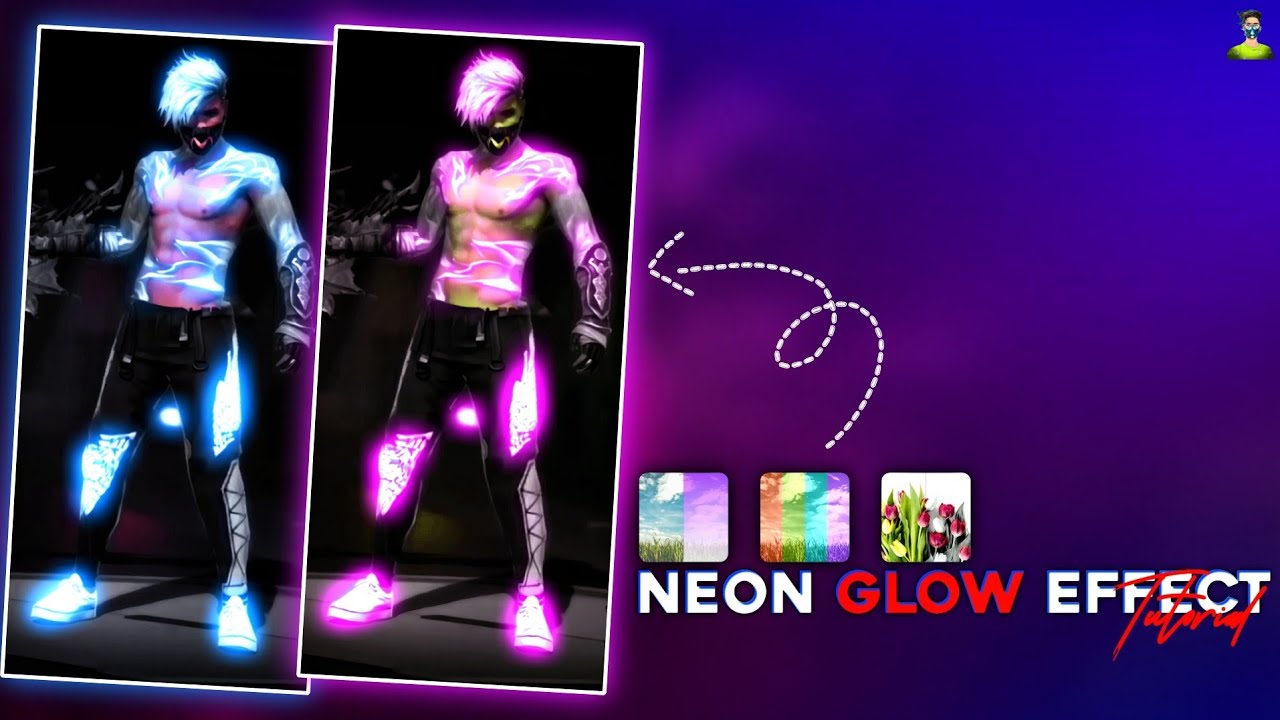 Make this glow in alight motion 😍 || free fire glow effect full ...
